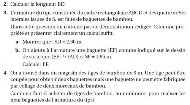 Sujet de brevet de mathématiques et correction complète : France ...